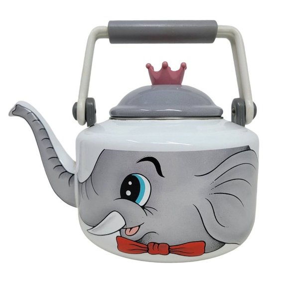 Unbranded | Kitchen | Vintage Enamel Tea Kettle Elephant King ...
